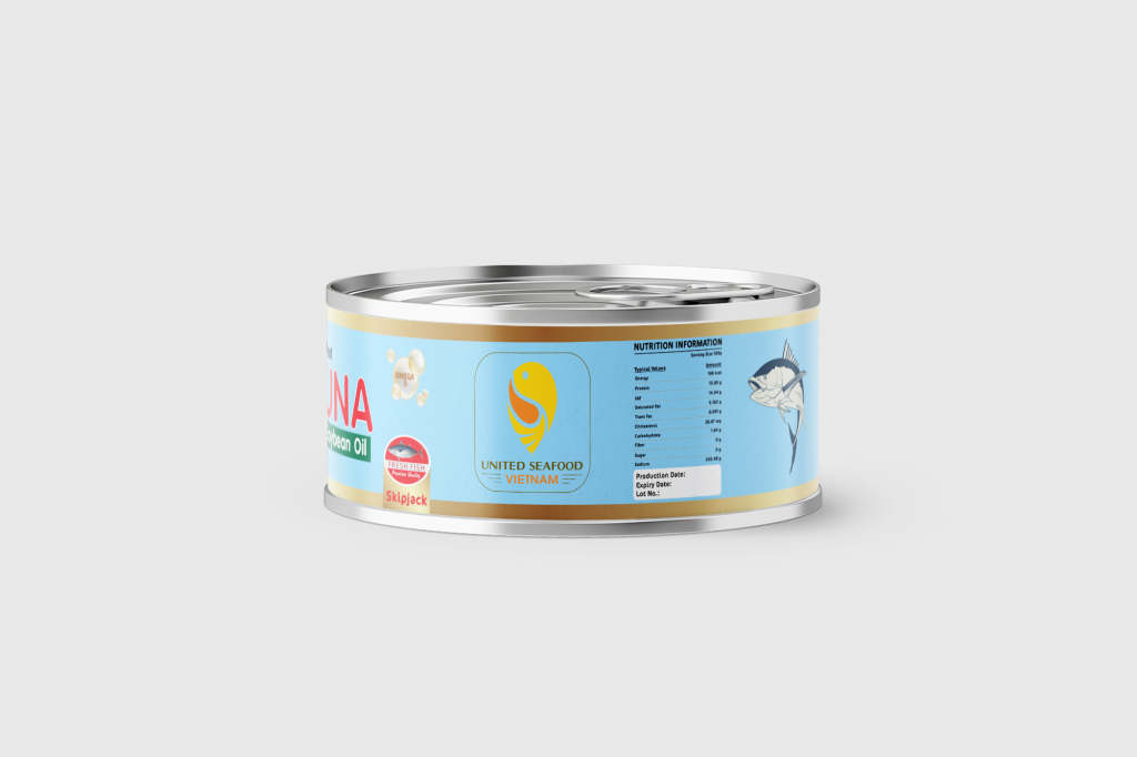 Canned Tuna Skipjack Solid in Soybean Oil - UNITED SEAFOOD VIETNAM